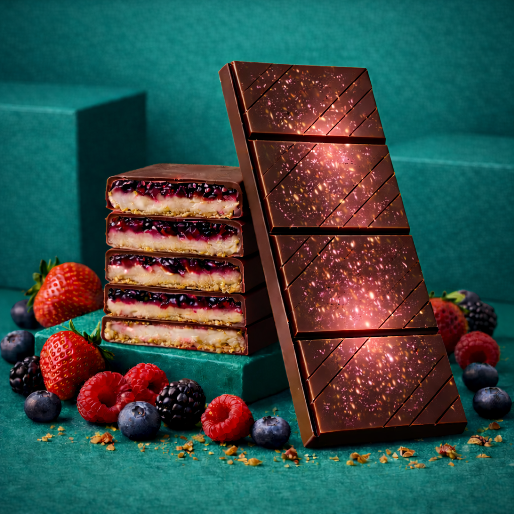 Berries Cheesecake Bar – Belgian Chocolate – Boch Chocolates